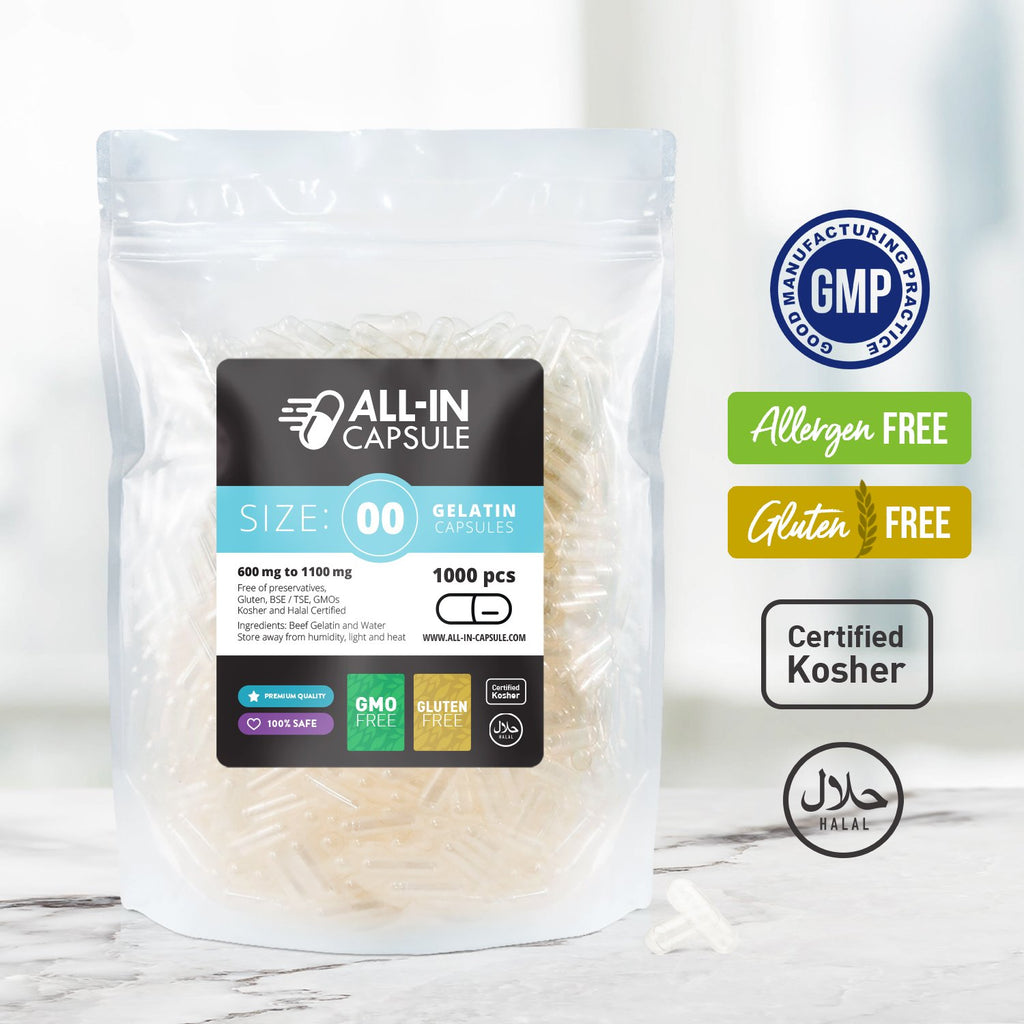 Gelatin Capsule Sizes