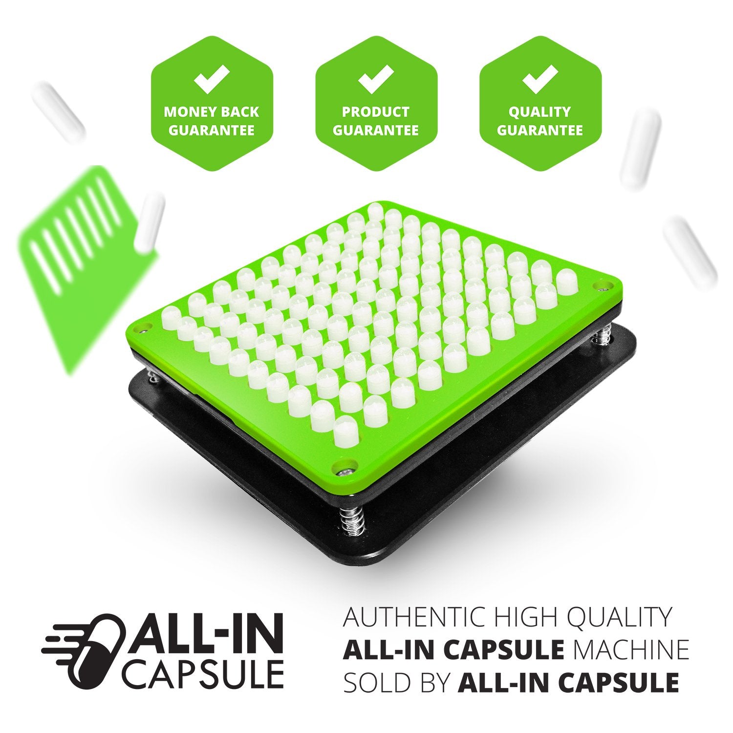 Capsule Filling Machine Size 0 With 1000 Gelatin Capsules – ALL-IN Capsule